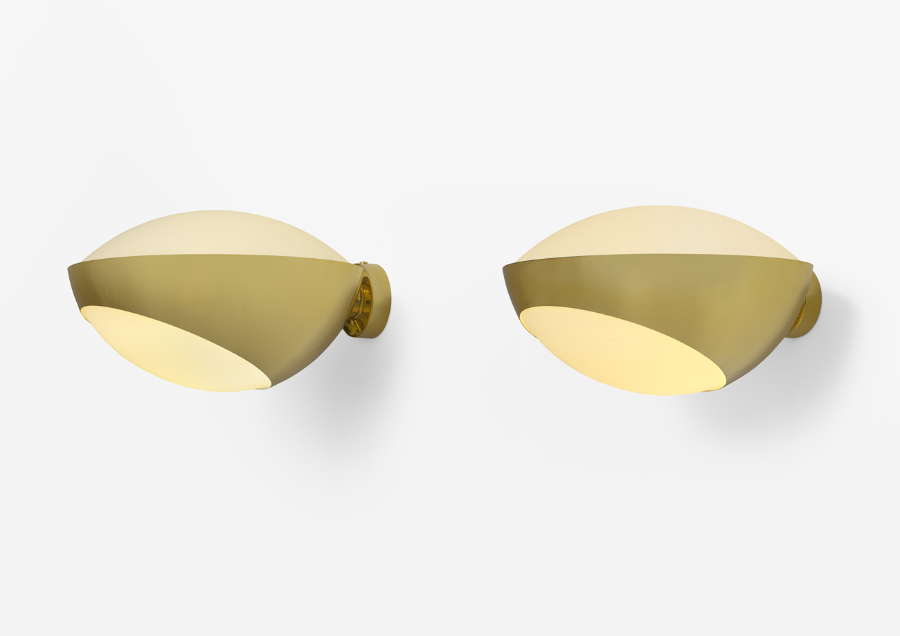 Max Ingrand, pair of 1963 wall lights, circa 1960 - Galerie Jacques Lacoste